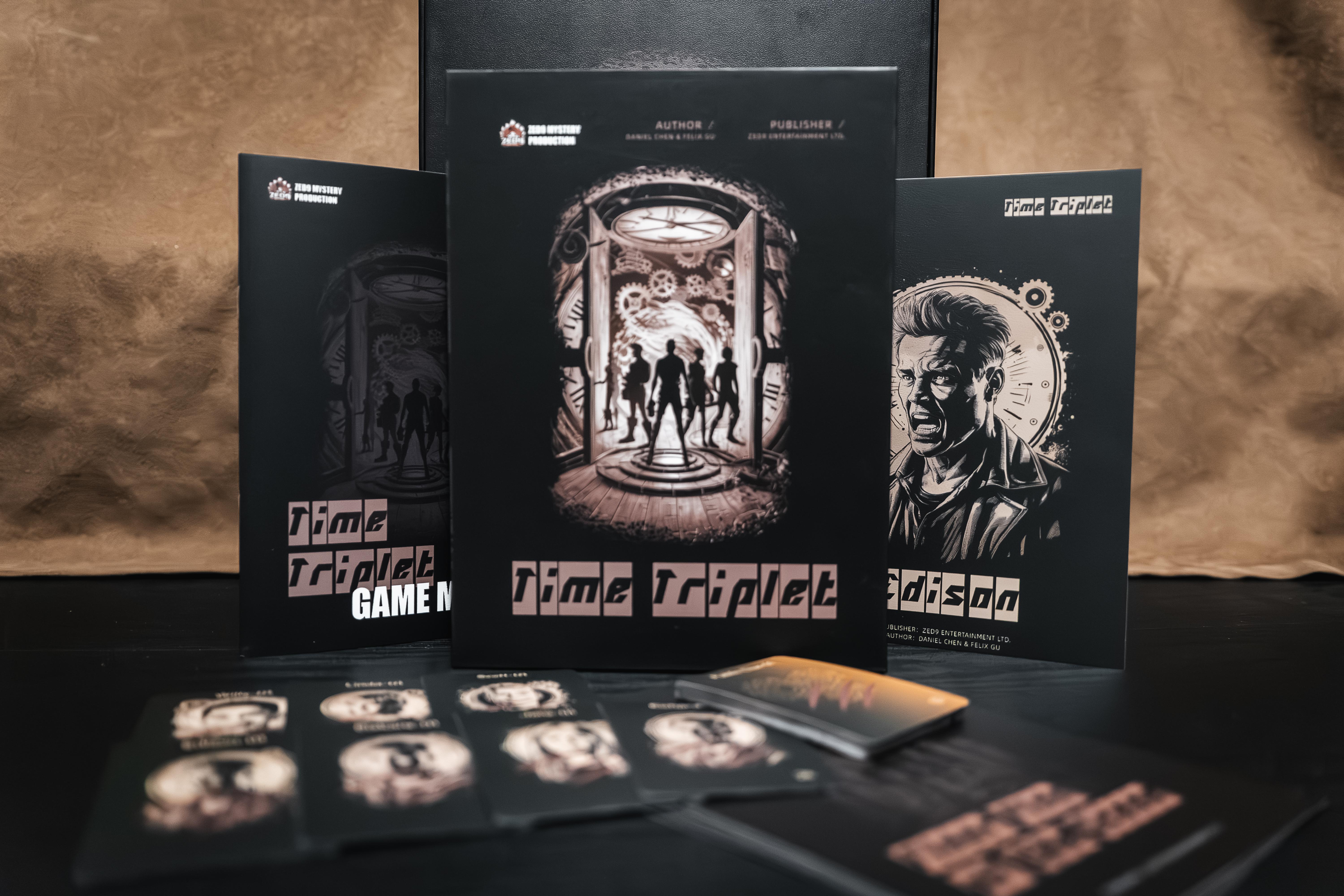 Time Triplet (Pocket Edition No Host/GM Required) – Zed9 Mystery Jubensha